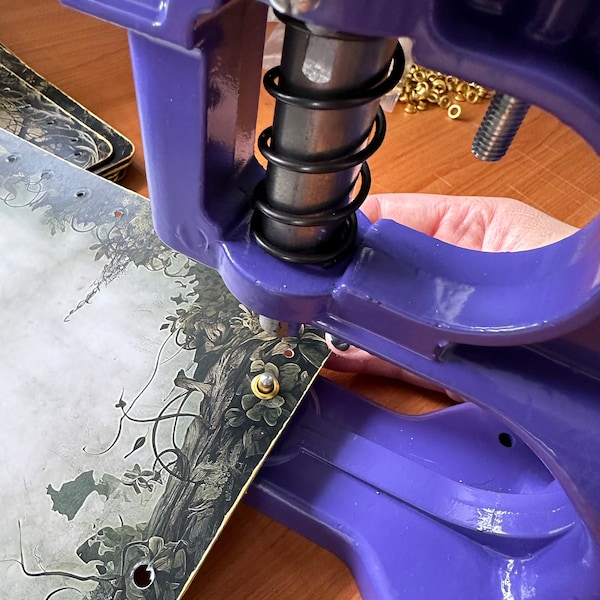Hand Press for Double Cap Rivets, Eyelets Grommets, Rhinestone Rivets ...