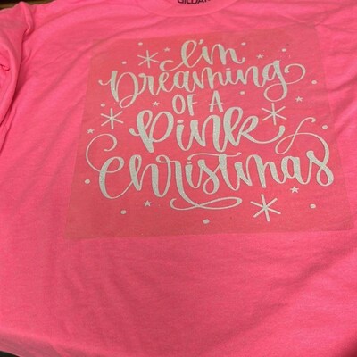 I'm Dreaming of a Pink Christmas SVG Cricut Design (Download Now) - Etsy
