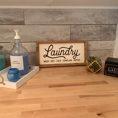 Laundry Sign - Etsy