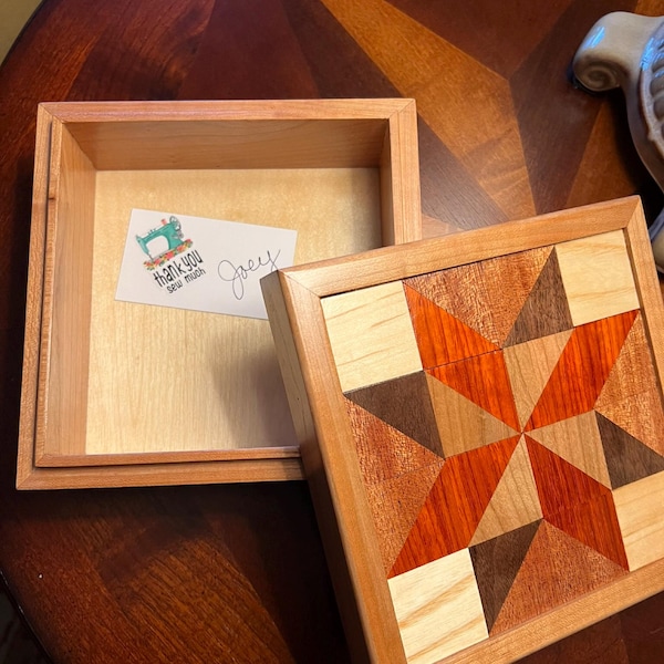 Quilt Top Keepsake Box - Etsy