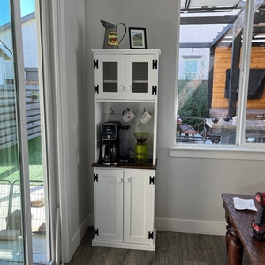 Coffee Bar, Coffee Bar Cabinet, Coffee Armoire, Coffee Cupboard ...
