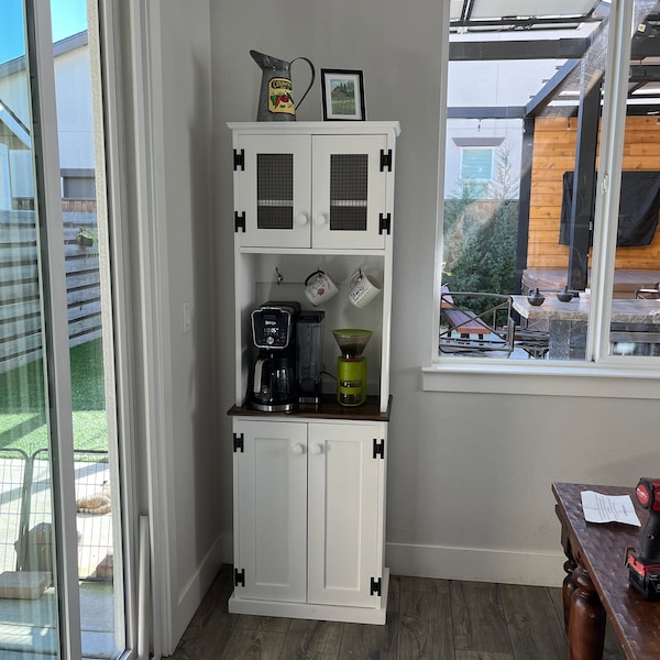 Coffee Bar, Coffee Bar Cabinet, Coffee Armoire, Coffee Cupboard ...
