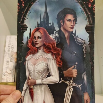 Poppy and Hawke 'from Blood and Ash' A5 Art Print - Etsy UK