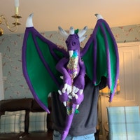 Child Safe Felt Hugging Back Dragon PDF Pattern - Etsy Canada
