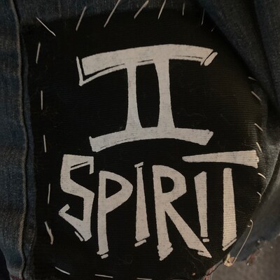 RADIOACTIVE TRANS SYMBOL Large Punk Diy Back Patch - Etsy