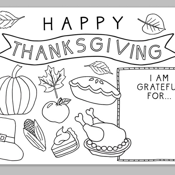 Hand Drawn Fall Clip Art. Doodle Autumn Clip Art. Thanksgiving ...
