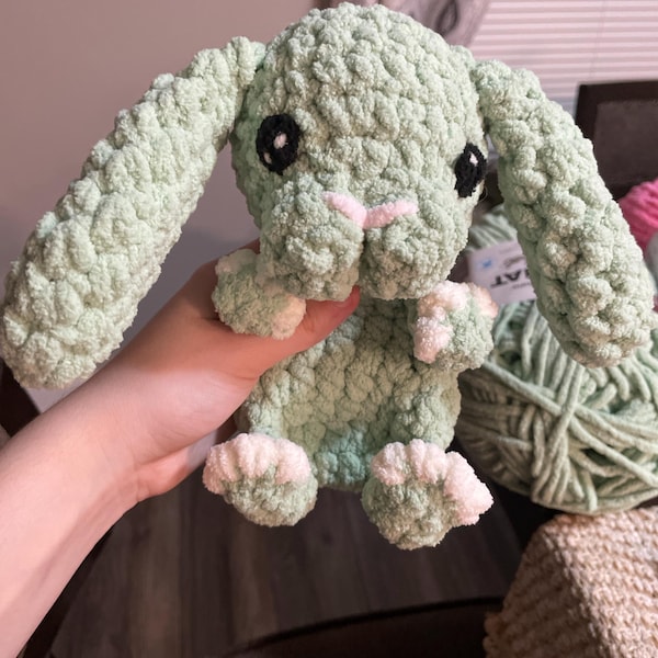Winnie the Mini Bunny Snuggler Crochet Patterns Crochet Plushies - Etsy