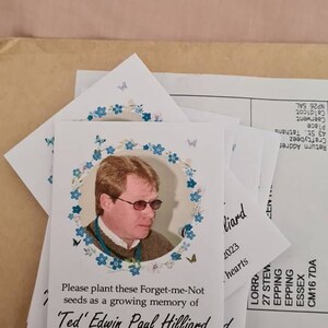 Personalised Teacher Forget Me Not Seed Gift End of Year - Etsy UK