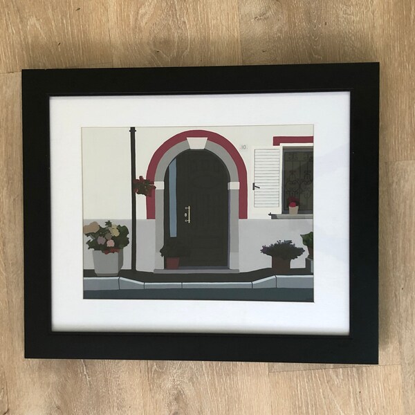 Custom Front Door Digital Portrait - Etsy