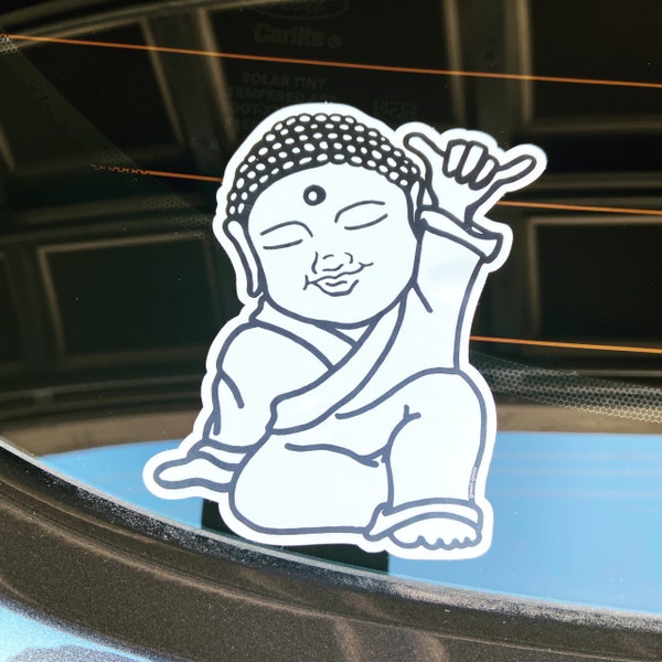 Shaka Buddha Sticker - Etsy