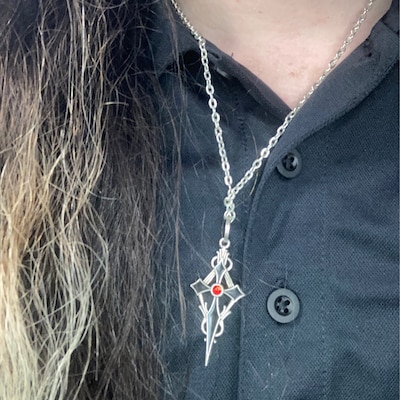 Razor Blade Silver Necklace & Pendent Emo Goth Cool Fashion - Etsy