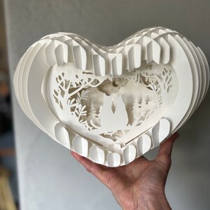 PDF SVG Studio Template Fruit Pop Up 3D Papercut Sliceform - Etsy