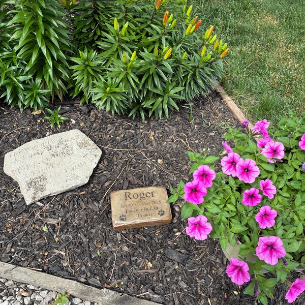 Custom Engraved Memorial & Tribute Stone 11 Inch in Loving Memory - Etsy