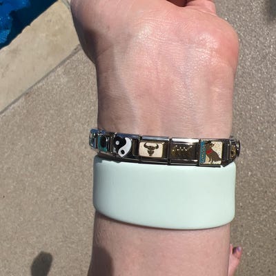 Build a Custom 5mm TINY Sized Italian Charm Bracelet With Birthstone ...