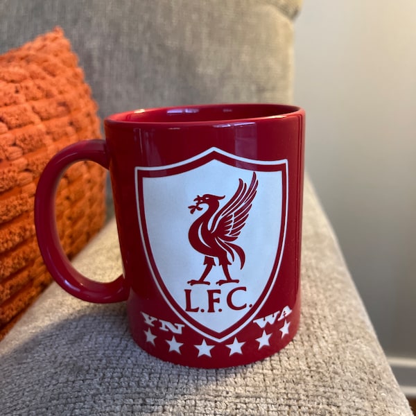 Liverpool F.C. - YNWA - Hand Etched Coffee / Tea Mug Red 11oz. - Etsy