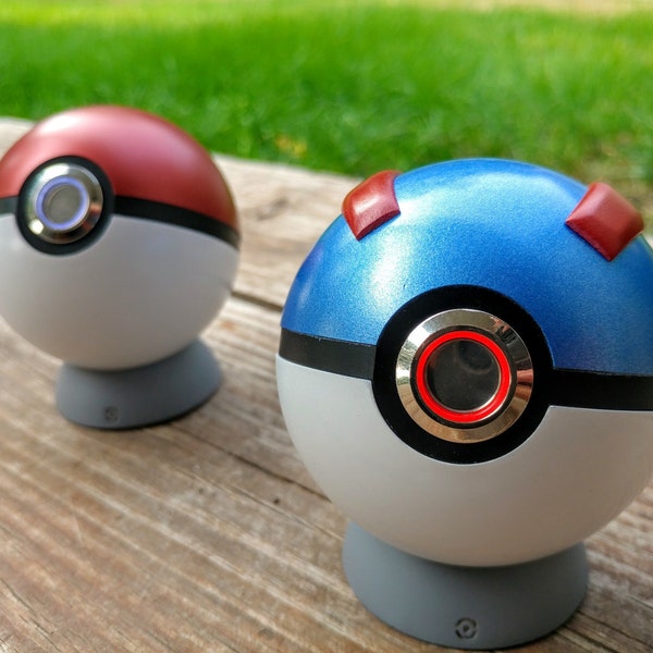 Realistic Pokeball With Light-up Button, Cosplay, Display Item, Geek ...