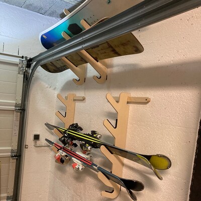 4 Paddleboard Rack and Surfboard Rack Bamboo/birch Vertical Indoor ...