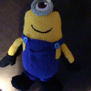 Stuart the Minion Knitting Pattern PDF - Etsy