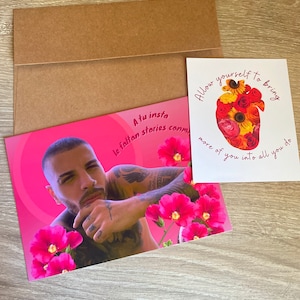 Mini Rauw Alejandro Valentine's Day Cards Pack - Set of 6 Cute & Trendy ...