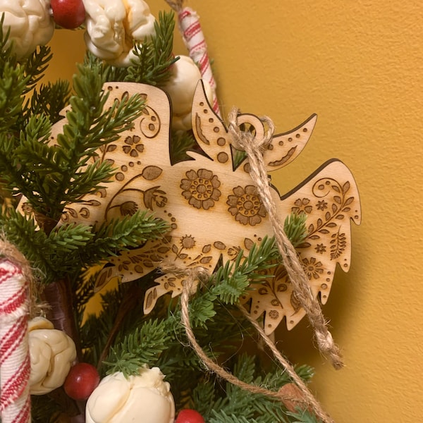 Scandinavian Folk Art Cryptid Ornament Set- Mothman- Bigfoot- Nessie ...
