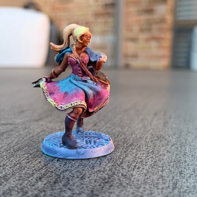 Female Wizard Mini Dnd Tabletop RPG Miniature D&D Figurines Pathfinder ...