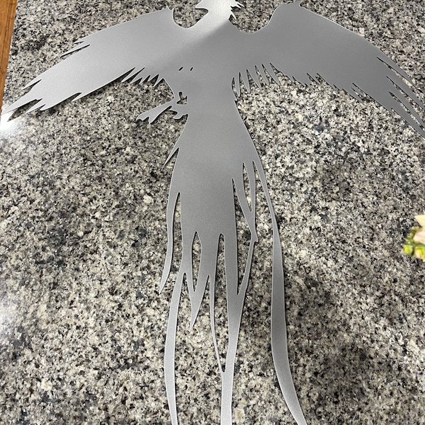 Metal Phoenix, Metal Phoenix Wall Art, Phoenix Art, Phoenix Decor ...
