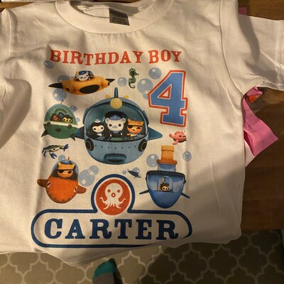 Octonauts Birthday Shirt, Octonauts Family Shirt, Octonauts Party Shirt ...