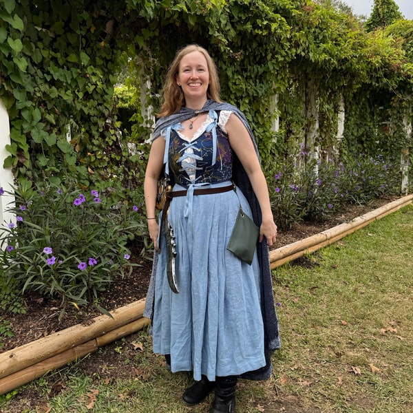 Stargazing Bodice, Corset Bodice, Costume, Renaissance Faire Bodice ...