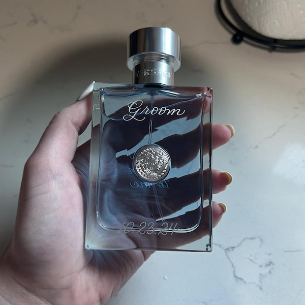 Handcrafted Perfume Bottle Calligraphy Engraving | Personalized ...