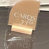 Cards & Gifts Half Arch Table Sign | Gift and Cards Sign | Modern ...