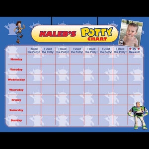 Mickey Mouse Potty Chart Potty Training Chart Potty Reward Chart Potty ...