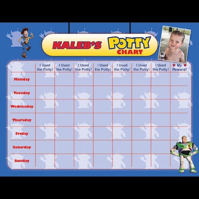 Barney Potty Chart Potty Training Chart Potty Reward Chart - Etsy
