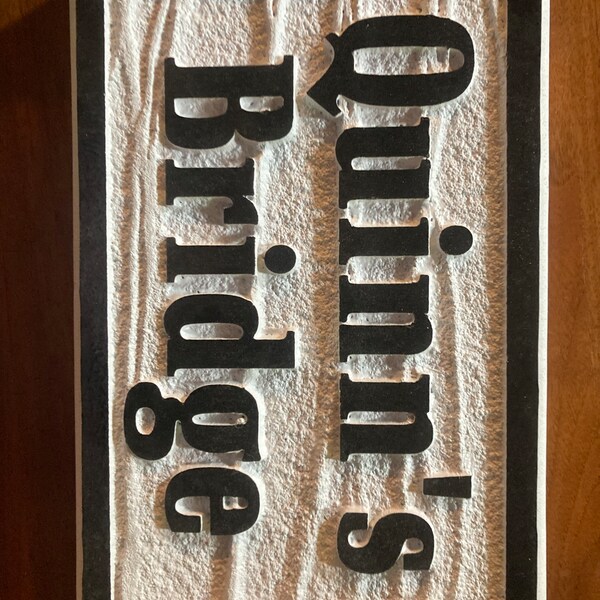 High Density Urethane Sand Carved Single Face Sign Business, Farm ...