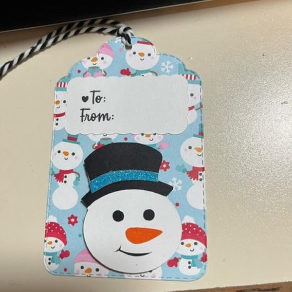 Cute Penguin Gift Tag SVG | Christmas Gift Wrapping Accessories ...