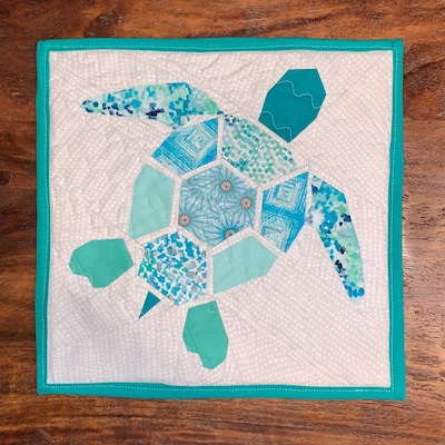Turtle 2.0 Foundation Paper Piecing Pattern Swimming Hawaii - Etsy