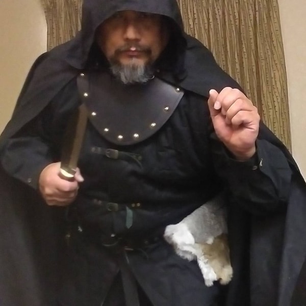 Classic Waxed Canvas Ranger Cloak - Water Resistant Medieval Cloak - Etsy