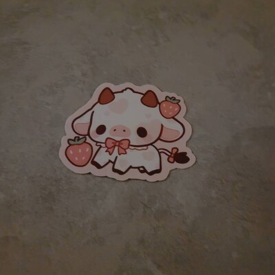 Highland Cow Sticker Stickers Cute Kawaii Decal Cut - Etsy