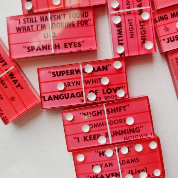 Vintage Jukebox Record Labels / Title Strips - Mixed Lot of 100 From 70 ...