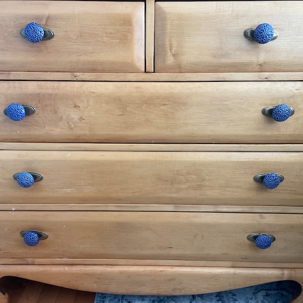 Sky Blue Color Ceramic Knobs Vintage Ceramic Door Knobs Kitchen Cabinet Knobs Drawer Pulls ...