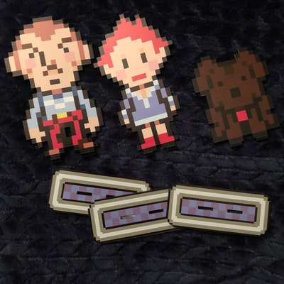 Mother 3 Sprites Game Boy Advance Video Game Inspired - Etsy