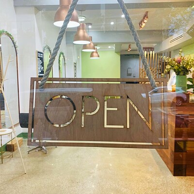 Modern Open and Closed Sign Set - Etsy