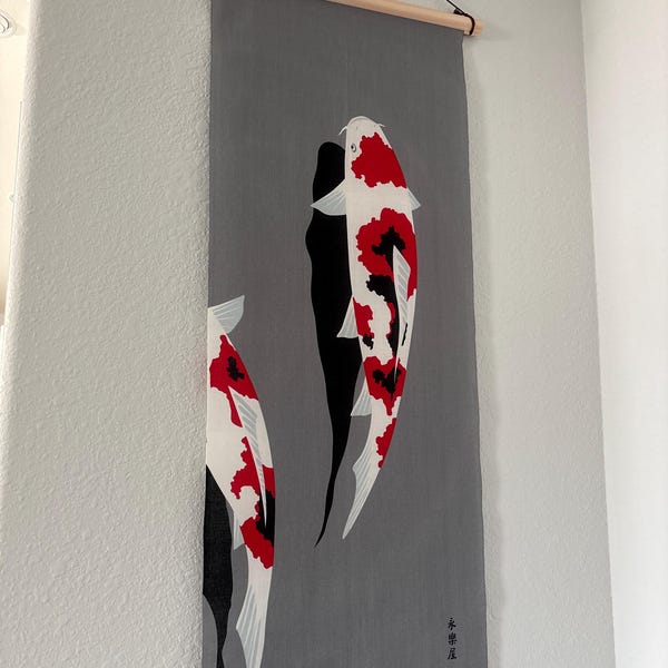 Japanese Hinoki Wood Tenugui Art Display Hanger for Wall Scrolls and ...