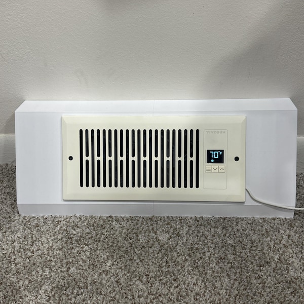 3D Printed Baseboard Adapter for Register Boosters and Smart Vents ...