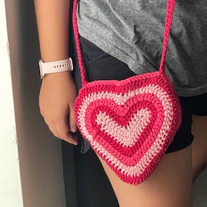 CROCHET PATTERN Y2K Heart Mini Bag Crochet Pattern PDF Instant Digital ...