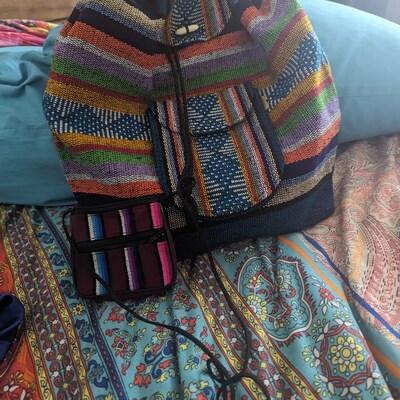 Backpack Ethnic Bag Morral Adult Size Backpack Hippie Handwoven Artisan ...