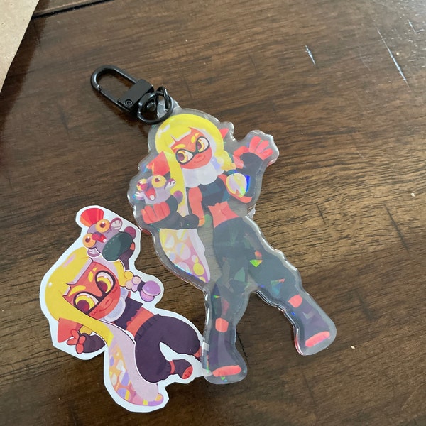 Splatoon Agent Acrilyc Pins - Etsy