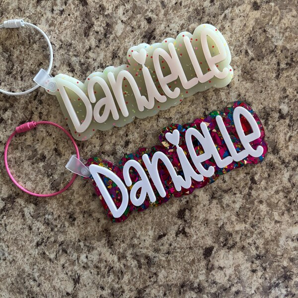 Smiley Face Backpack Keychains-bag Tags- Backpack Name Tags- Bog Bag ...