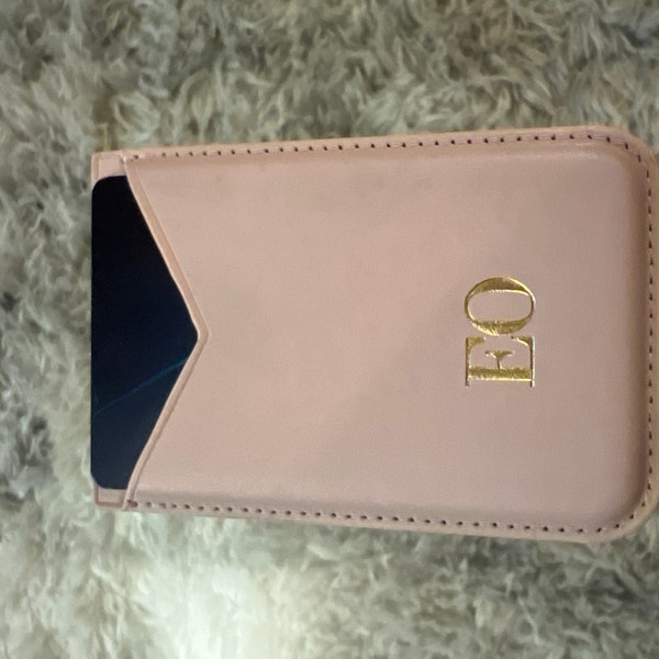 Personalized Magsafe Wallet, Custom Embossed Magsafe Wallet, Monogram ...