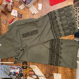 Green Durable Cotton Canvas Pottery Apron Ceramic Apron Throwing Apron ...