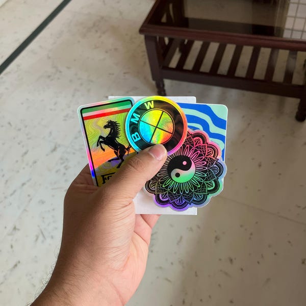 Evil Eye, Protection Symbol, Vinyl Sticker, All Seeing Eye, Holographic ...